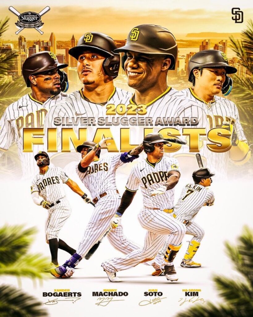 Padres 2023 Silver Slugger Nominees- 4 Players Make the List! - SPORTS FEEN