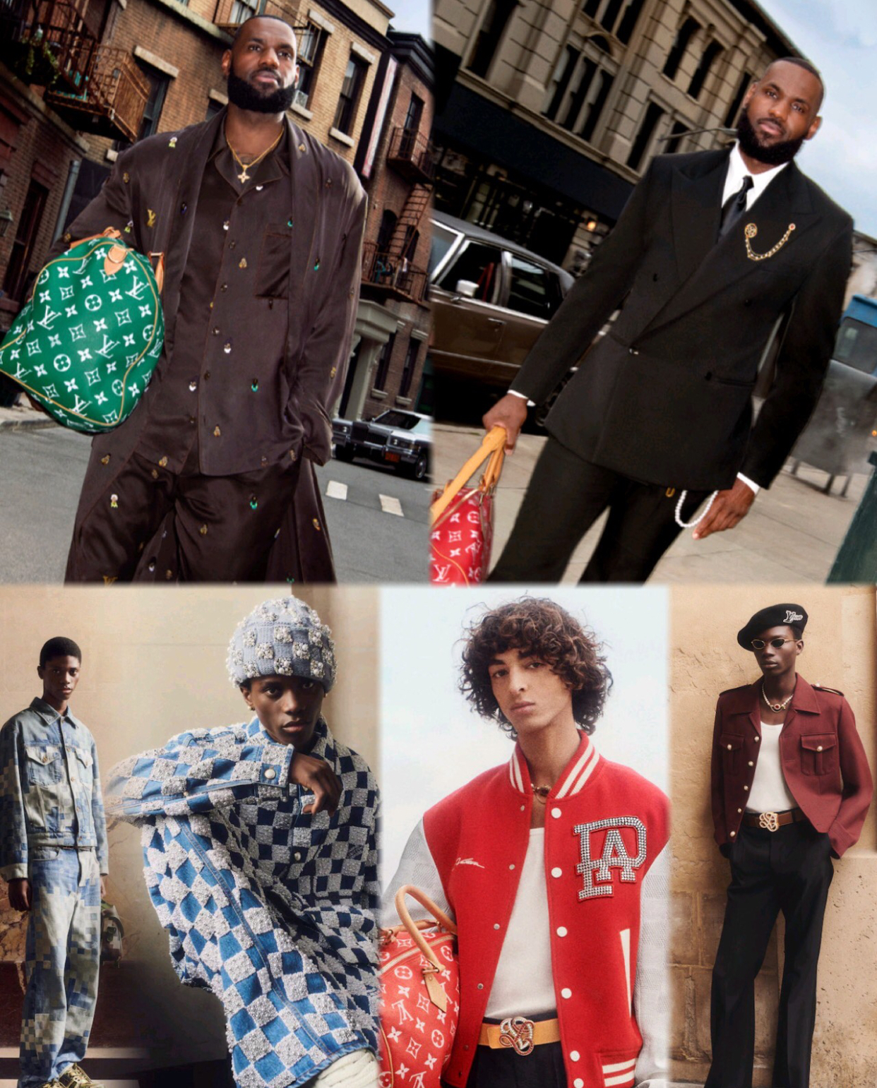 Lebron James for Louis Vuitton Mens Spring-Summer 2024 Collection ...
